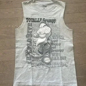 Disney | Shirts | Nwot Disney Grumpy Graphic Tank Top New Unisex | Poshmark